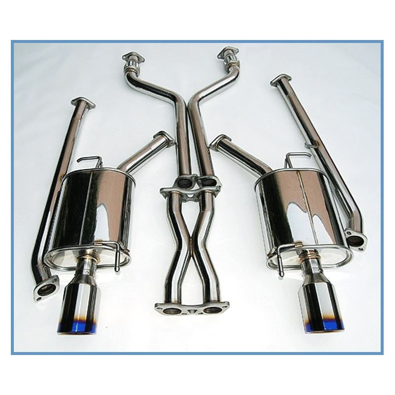 Invidia 07+ Infiniti G35/G37 Sedan 4dr Q300 Rolled Titanium Tip Cat-ba ...
